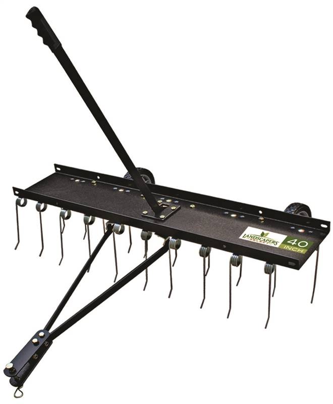 Vulcan YTL31101 Galvanized Tine Dethatcher, 40 in Working, 70 lb, Nylon