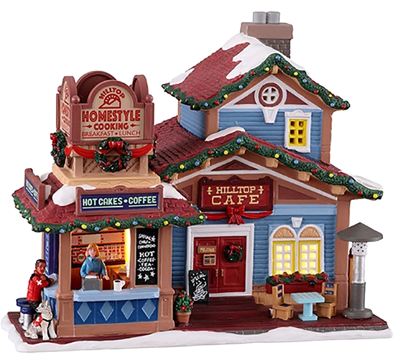 LEMAX - Lemax 15799 Building Hilltop Cafe 4 Pack #VORG5150099 from ...