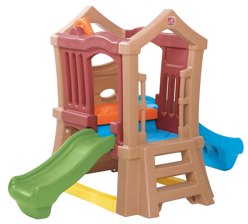 STEP2 800000 Double Slide Climber, Poly, Green #VORG2587814, 800099