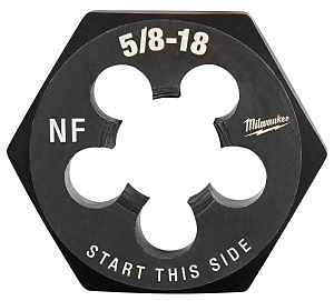 Milwaukee 49-57-5371 Threading Die, 5/8-18 Thread, Fine Thread, HCS | B ...