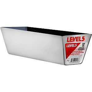 Paradise Hardware Level5 5-332 Curved Bottom Mud Pan, Stainless Steel ...